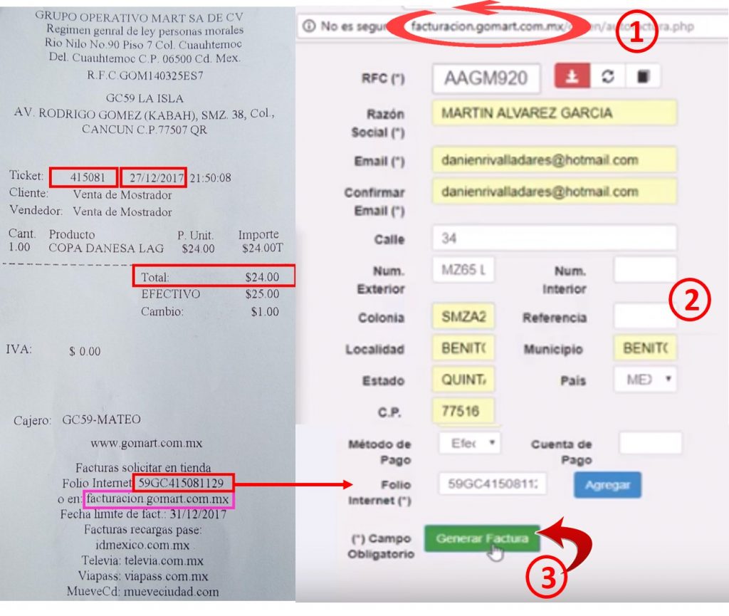 Factura Electronica en Linea Mexico — Como facturar en linea en Mexico — Page 17
